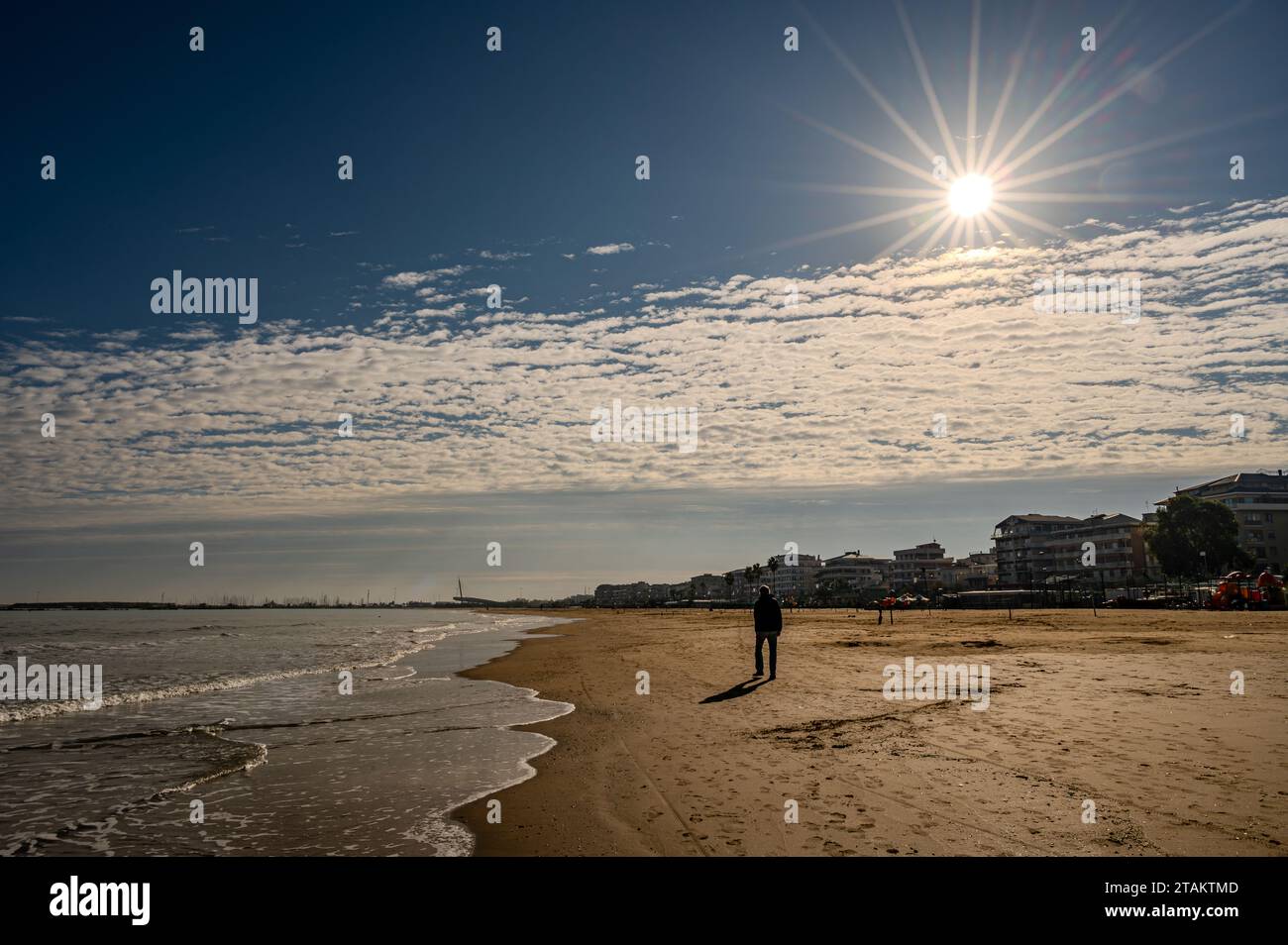 Pescara is located on the Adriatic coast, about 4 m above sea level ...