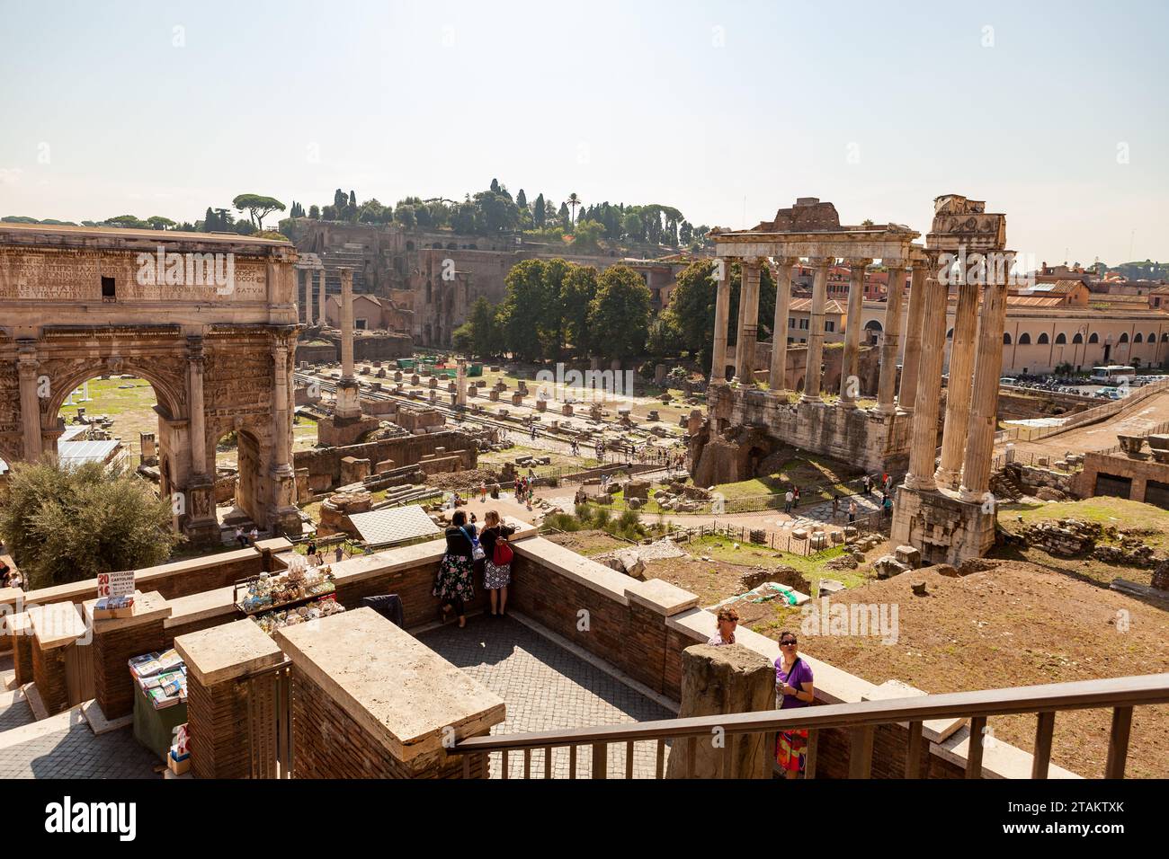 Arch of Septimius Severus (Latin: Arcus Septimii Severi), Roman ...