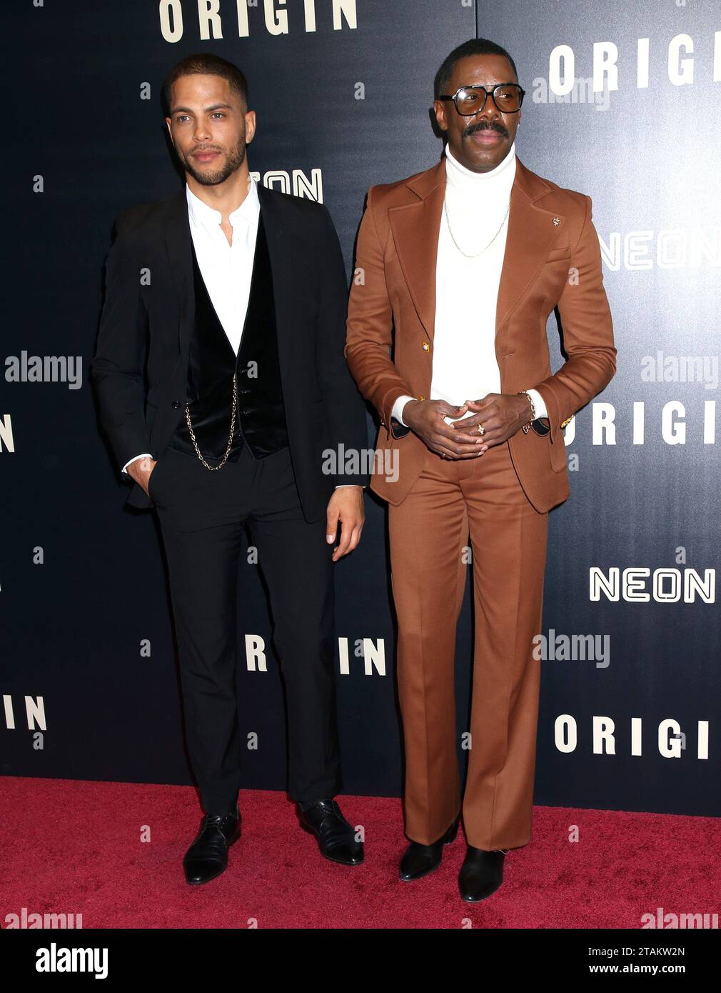 New York City, USA. 30th Nov, 2023. Isha Blaaker and Colman Domingo ...