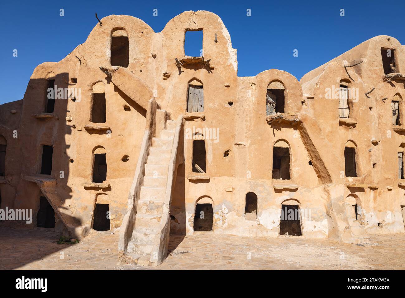 Ksar Ouled Soltane, Tataouine, Tunisia. Ancient fortified Berber ...