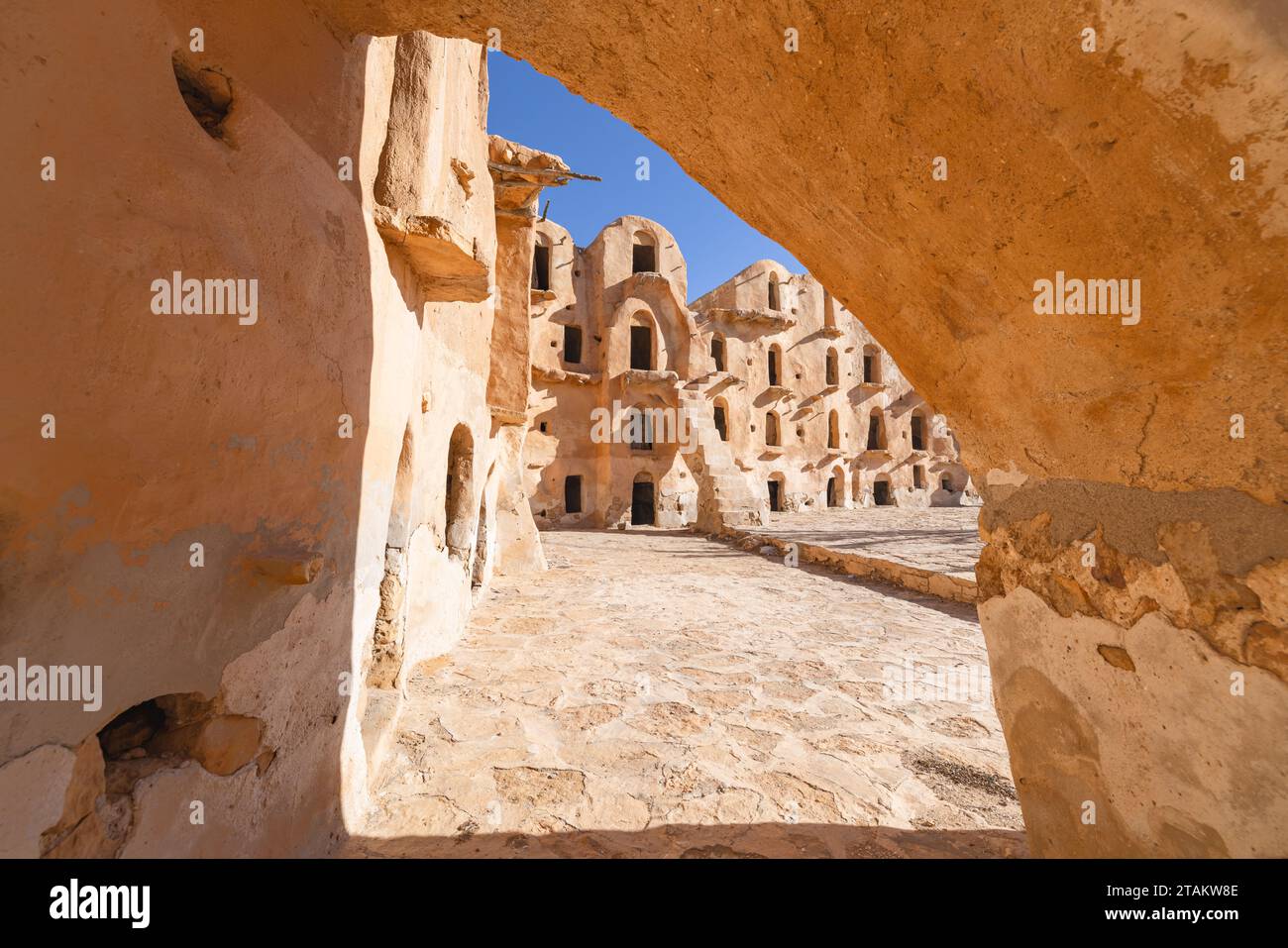 Ksar Ouled Soltane, Tataouine, Tunisia. Ancient fortified Berber ...