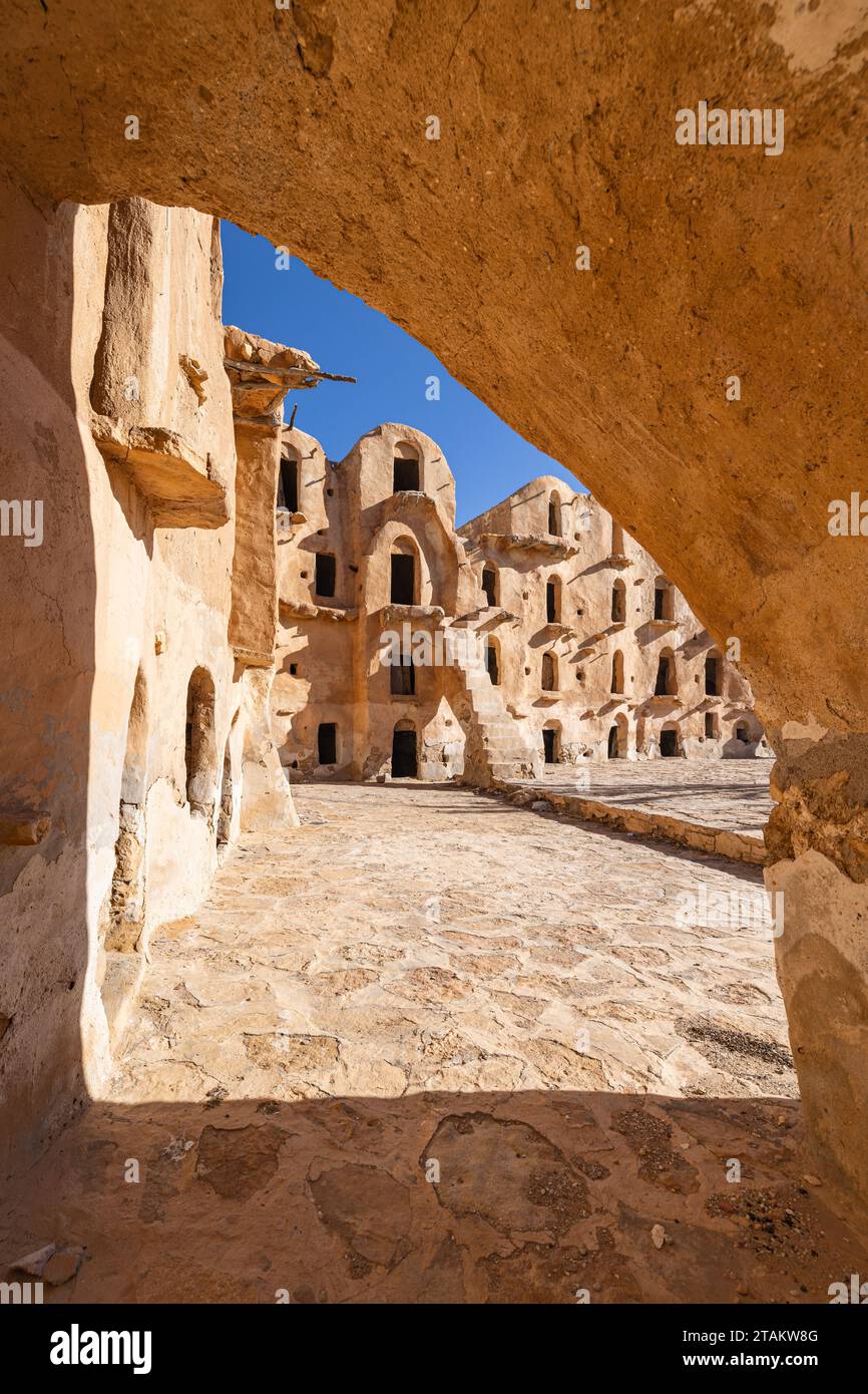 Ksar Ouled Soltane, Tataouine, Tunisia. Ancient fortified Berber ...