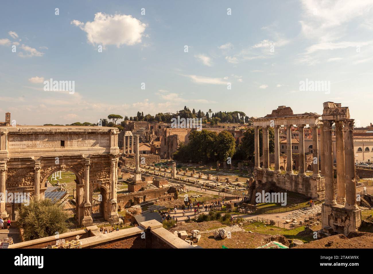 The Roman Forum (Italian: Foro Romano), Rome, Italy Stock Photo - Alamy