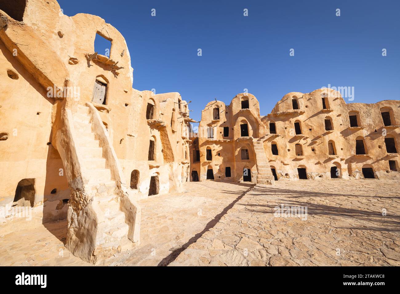 Ksar Ouled Soltane, Tataouine, Tunisia. Ancient fortified Berber ...