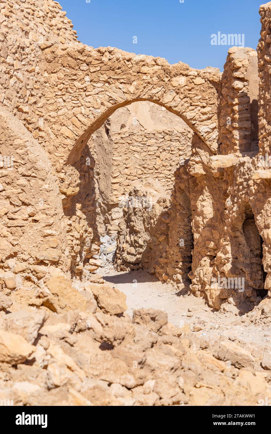 Ksar Ouled Soltane, Tataouine, Tunisia. Ancient fortified Berber ...