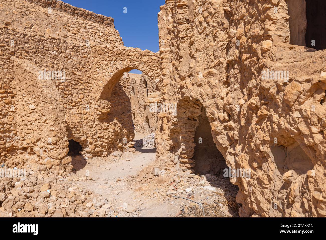 Ksar Ouled Soltane, Tataouine, Tunisia. Ancient fortified Berber ...