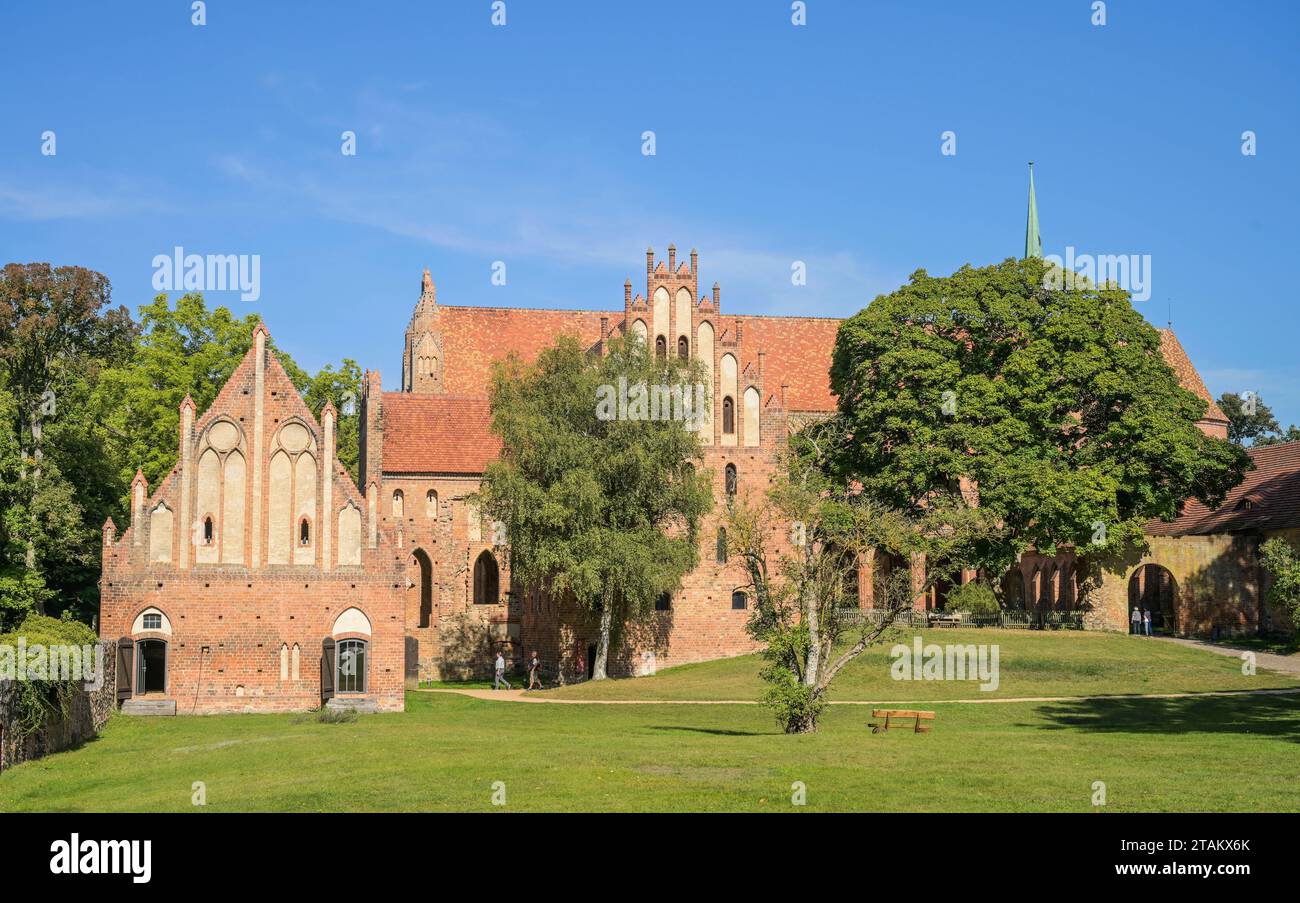 Gesamtansicht Kloster Chorin, Landkreis Barnim, Brandenburg ...