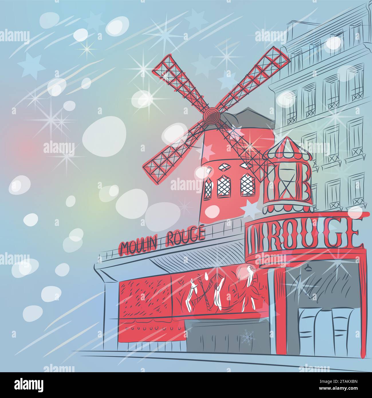 Moulin rouge year Stock Vector Images - Alamy