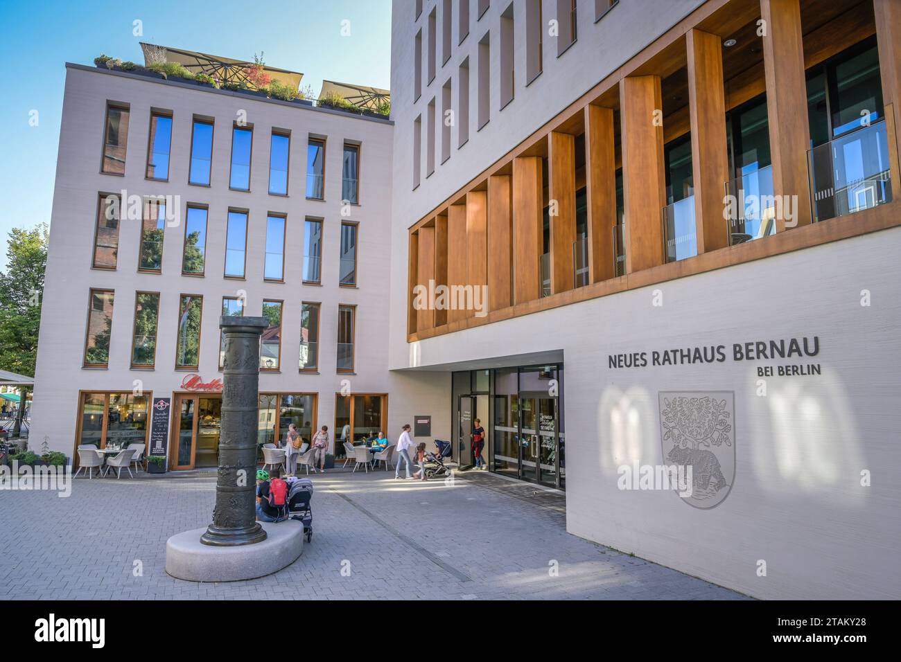 Neues Rathaus, Bürgermeisterstraße, Bernau, Brandenburg, Deutschland ...