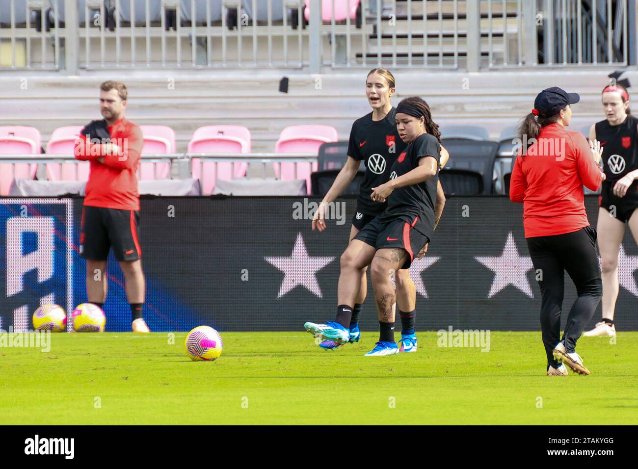 USWNT v China PR training day, International Friendly game, at DRV PNK ...