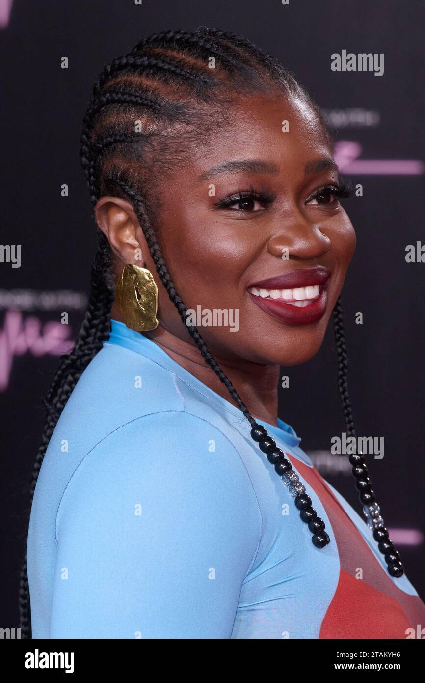 London, UK . 1 December, 2023 . Clara Amfo pictured at the An Audience ...
