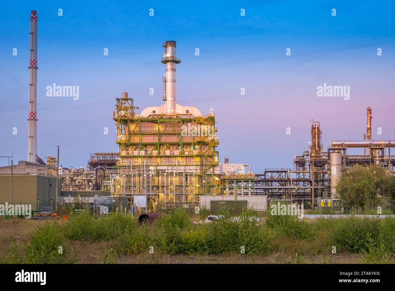 PCK Raffinerie, Schwedt, Landkreis Uckermark, Brandenburg, Deutschland ...