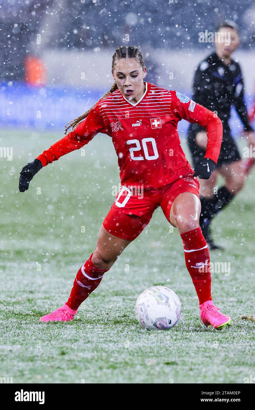 Lucerne, swissporarena, Women's Nations League, Switzerland. 01st Dec ...