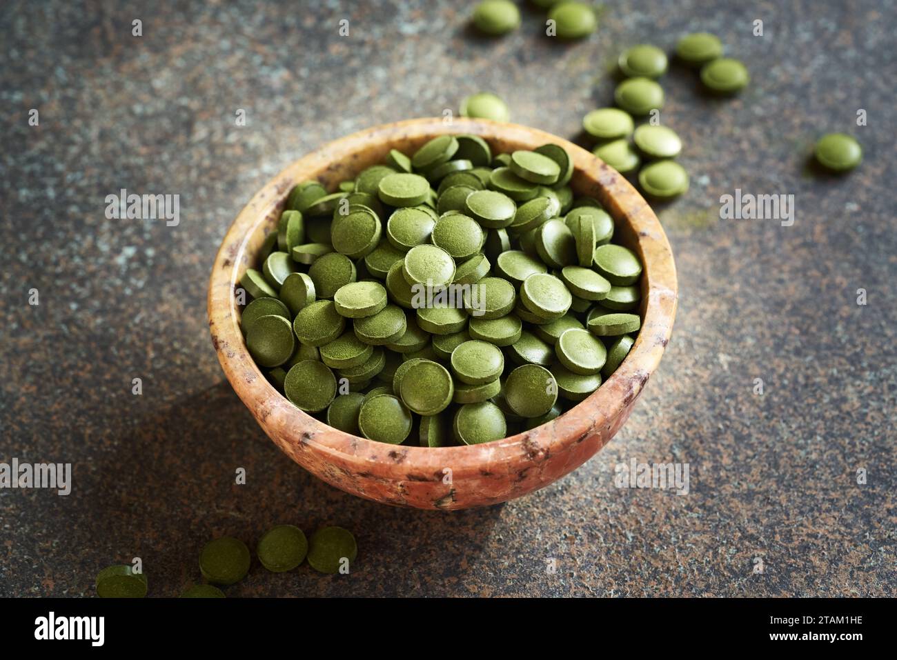 Chlorella barley grass hi-res stock photography and images - Alamy