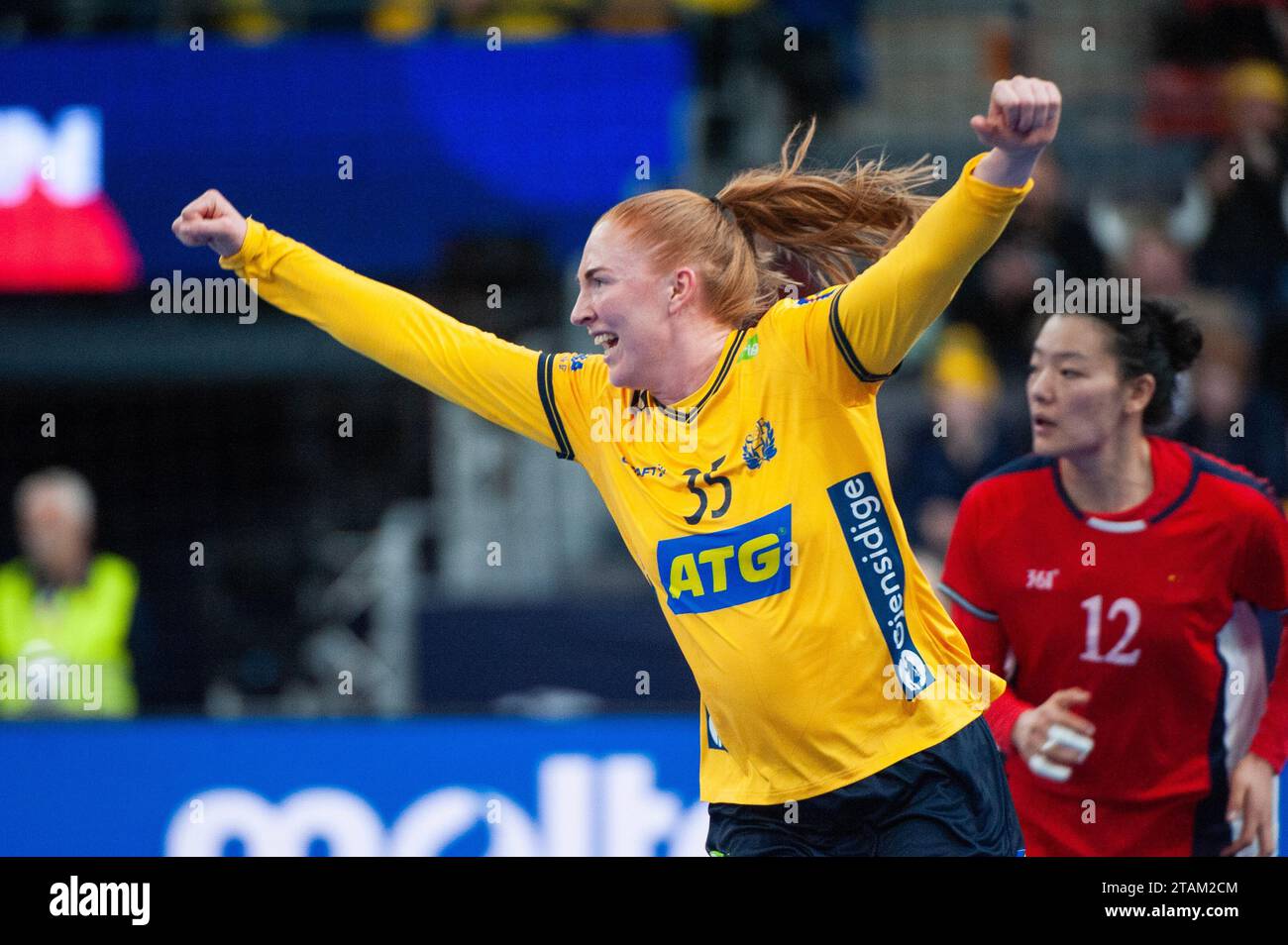 Swedish national womens handball team hi-res stock photography and images - Alamy