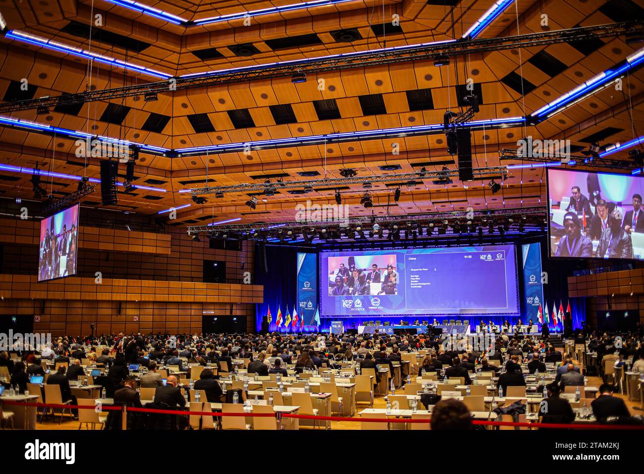 Vienna, Austria, Austria. 1st Dec, 2023. An internal perspective of the ...