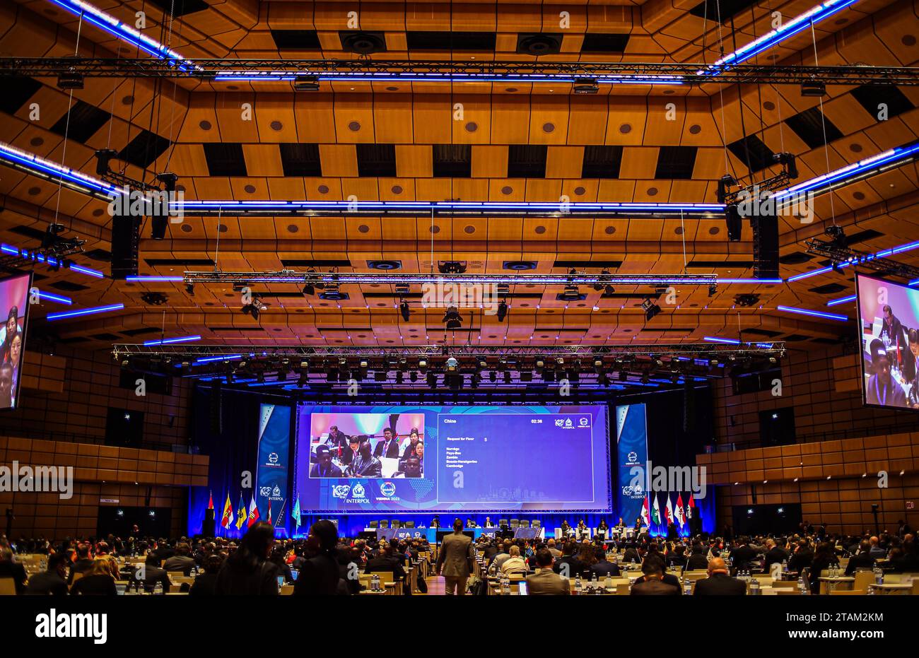 Vienna, Austria, Austria. 1st Dec, 2023. An internal perspective of the ...