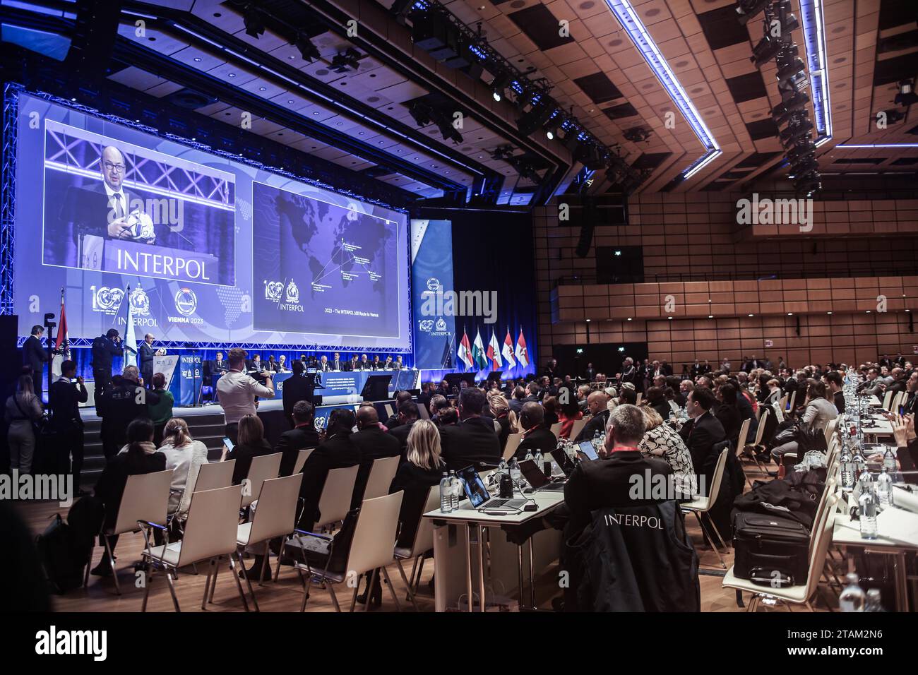 Vienna, Austria, Austria. 1st Dec, 2023. An internal perspective of the ...