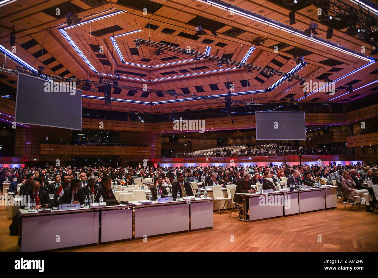 Vienna, Austria, Austria. 1st Dec, 2023. An internal perspective of the ...