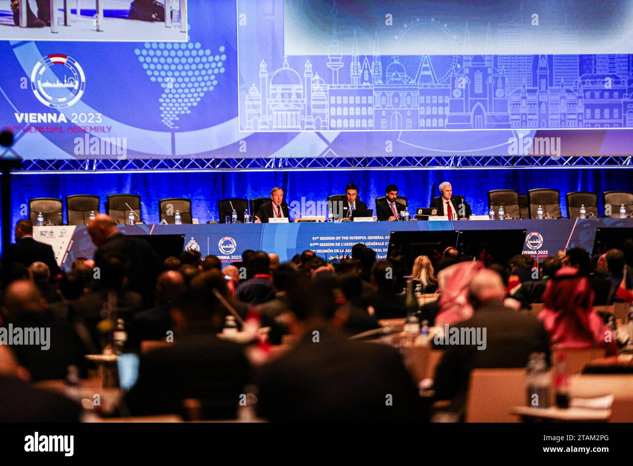 Vienna, Austria, Austria. 1st Dec, 2023. Partial panel of the 91st ...