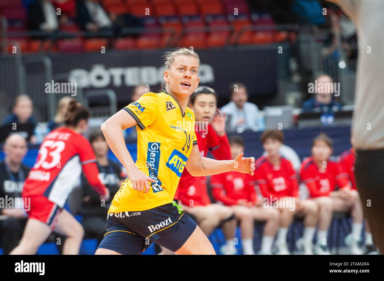 Swedish national womens handball team hi-res stock photography and ...