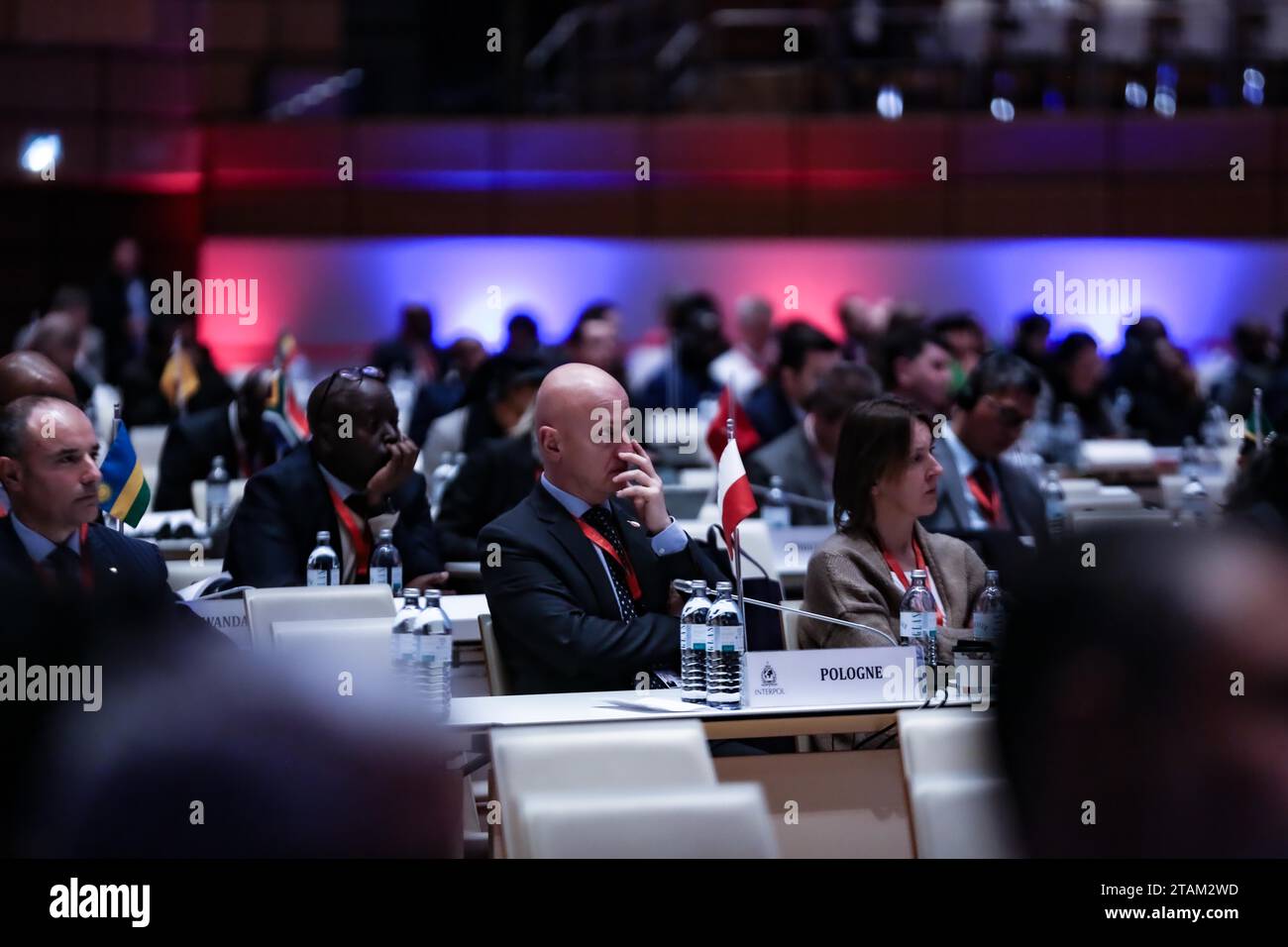Vienna, Austria, Austria. 1st Dec, 2023. Members of the Polish Interpol ...
