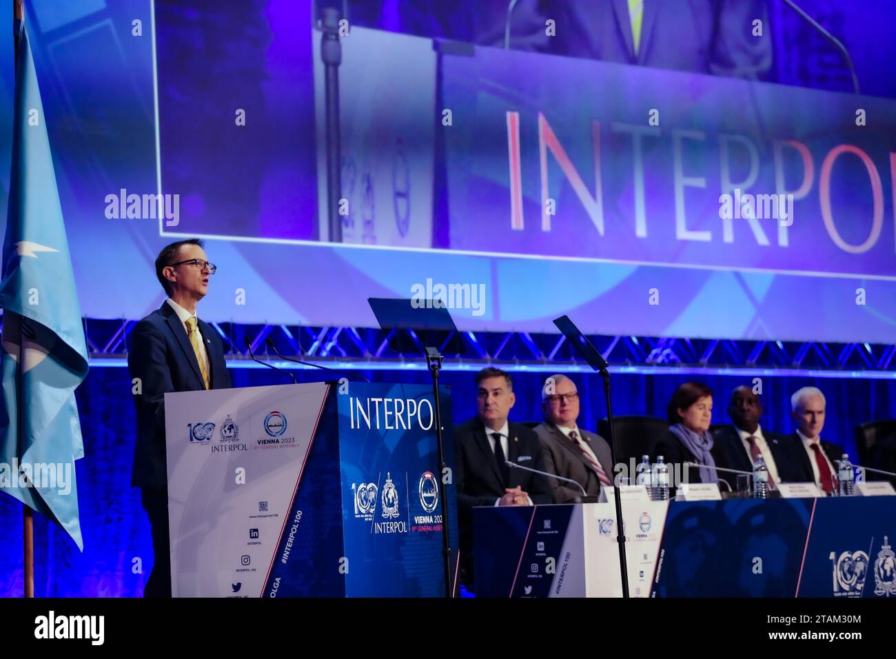 Vienna, Austria, Austria. 1st Dec, 2023. GRAEME BIGGAR, UK Director of ...