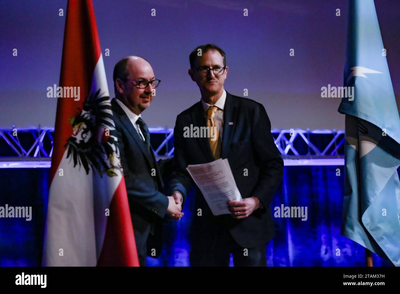 Vienna, Austria, Austria. 1st Dec, 2023. GRAEME BIGGAR, UK Director of ...