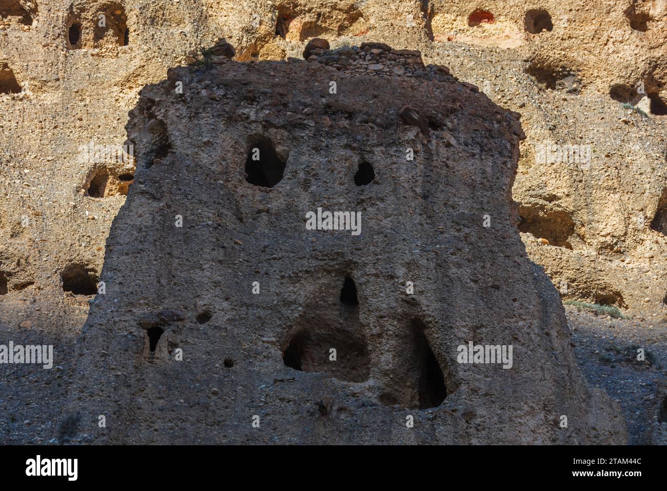 Caves in the cliffs were home to humans 3000 years ago - Mustang ...