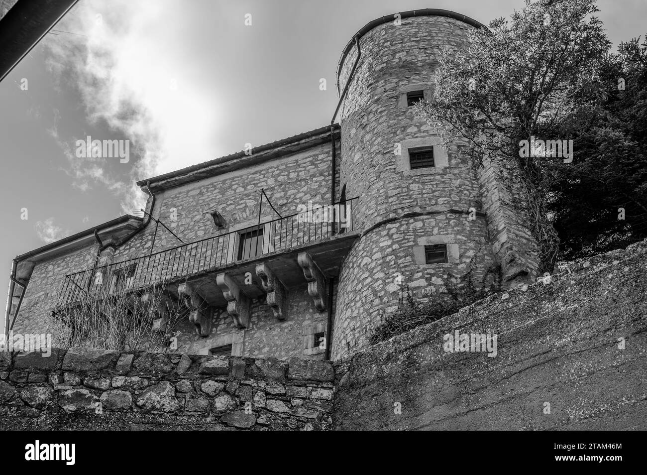 The Angevin Castle was built in the 13th century by the Angevins above ...