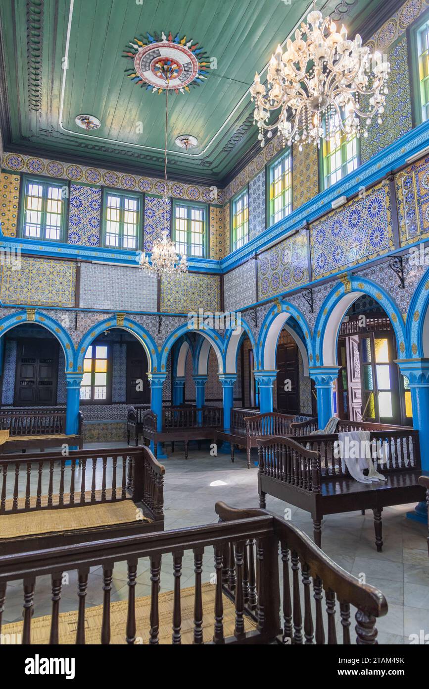 Djerba, Medenine, Tunisia. March 15, 2023. Interior view of the El ...