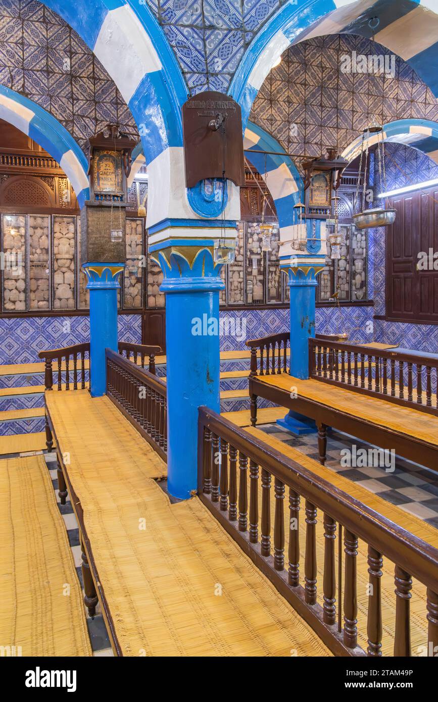 Djerba, Medenine, Tunisia. March 15, 2023. Interior view of the El ...