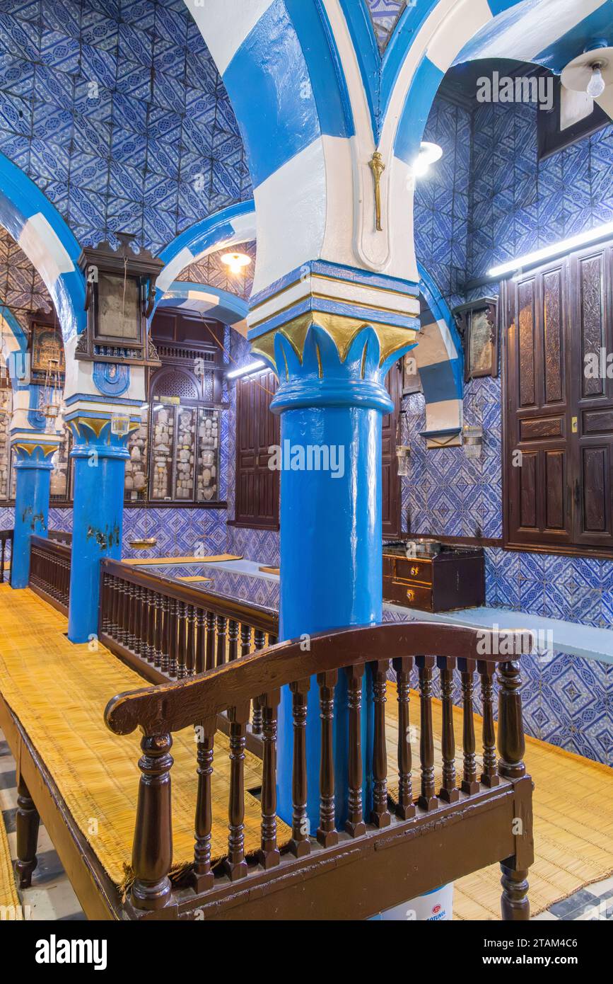 Djerba, Medenine, Tunisia. March 15, 2023. Interior view of the El ...