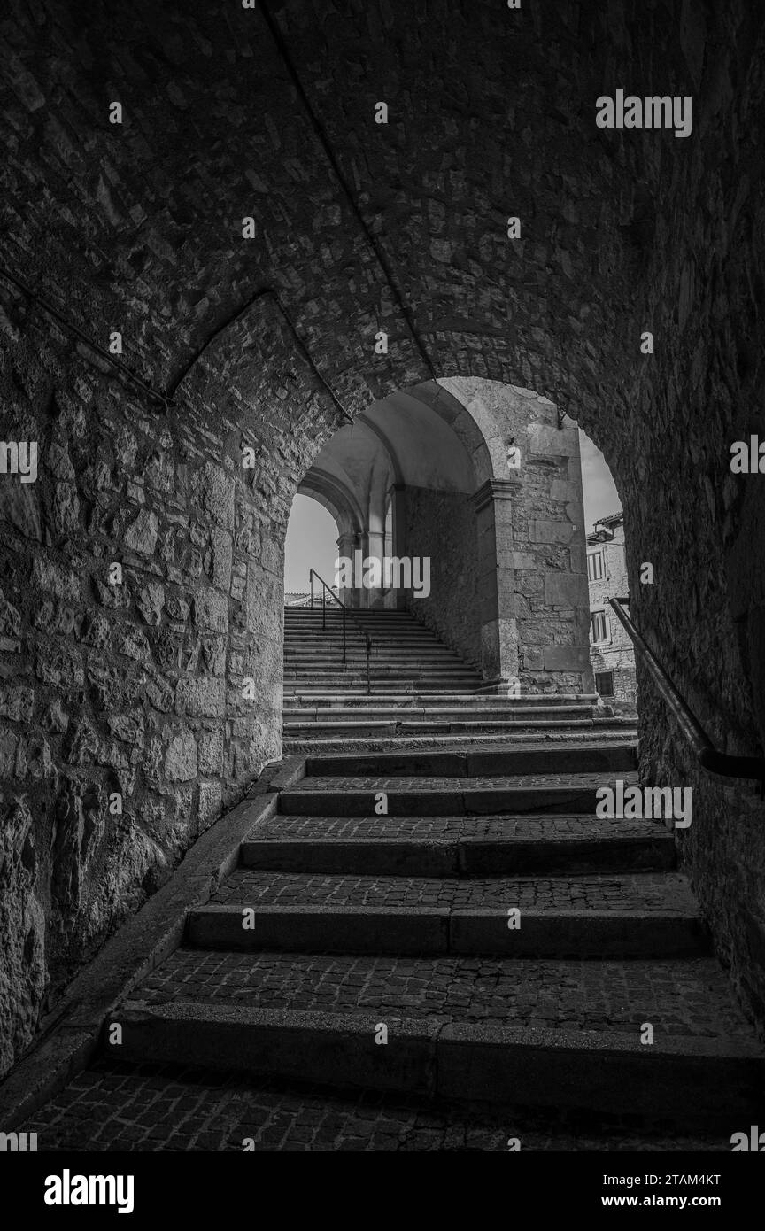 The Angevin Castle was built in the 13th century by the Angevins above ...