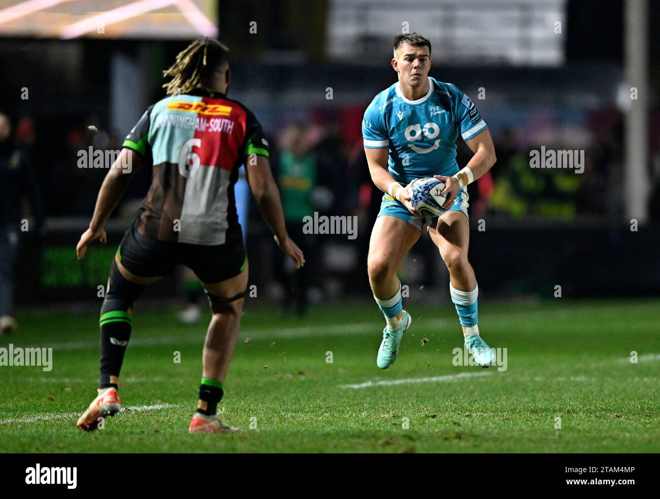 Twickenham, United Kingdom. 01st Dec, 2023. Premiership Rugby ...