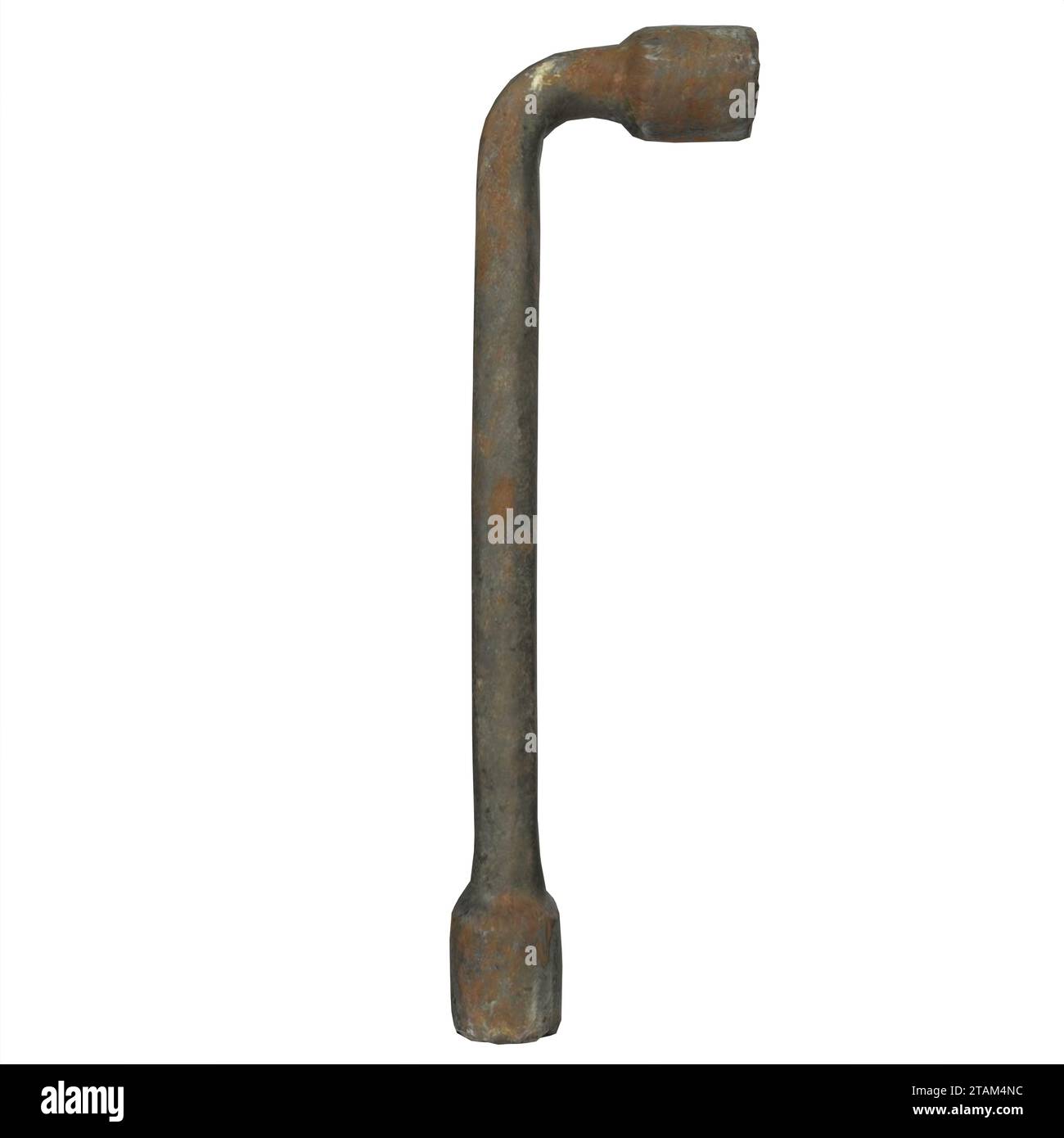 Old Metal Pipe isolated on white background Stock Photo - Alamy