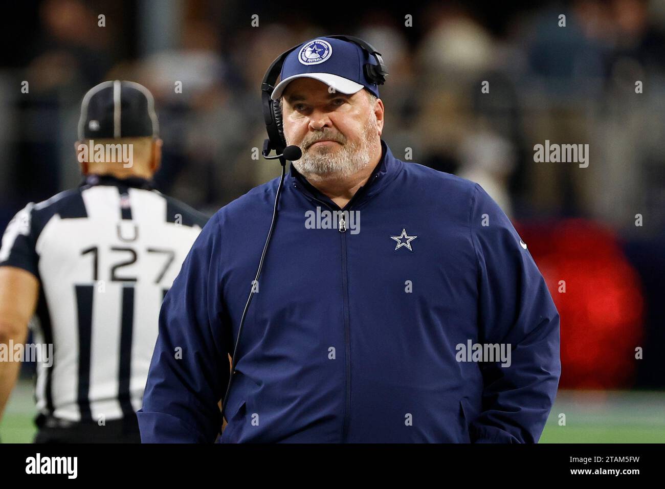 Dallas Cowboys head coach Mike McCarthy walks on the sideline during ...