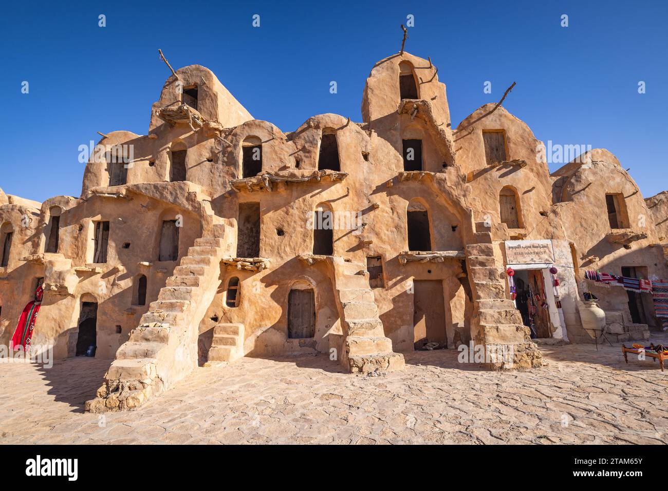 Ksar Ouled Soltane, Tataouine, Tunisia. March 17, 2023. Ancient ...