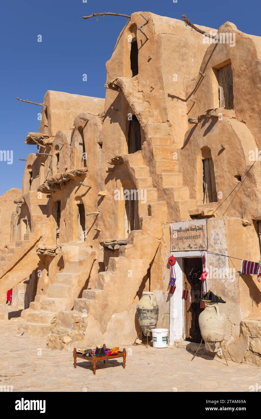 Ksar Ouled Soltane, Tataouine, Tunisia. March 17, 2023. Ancient ...