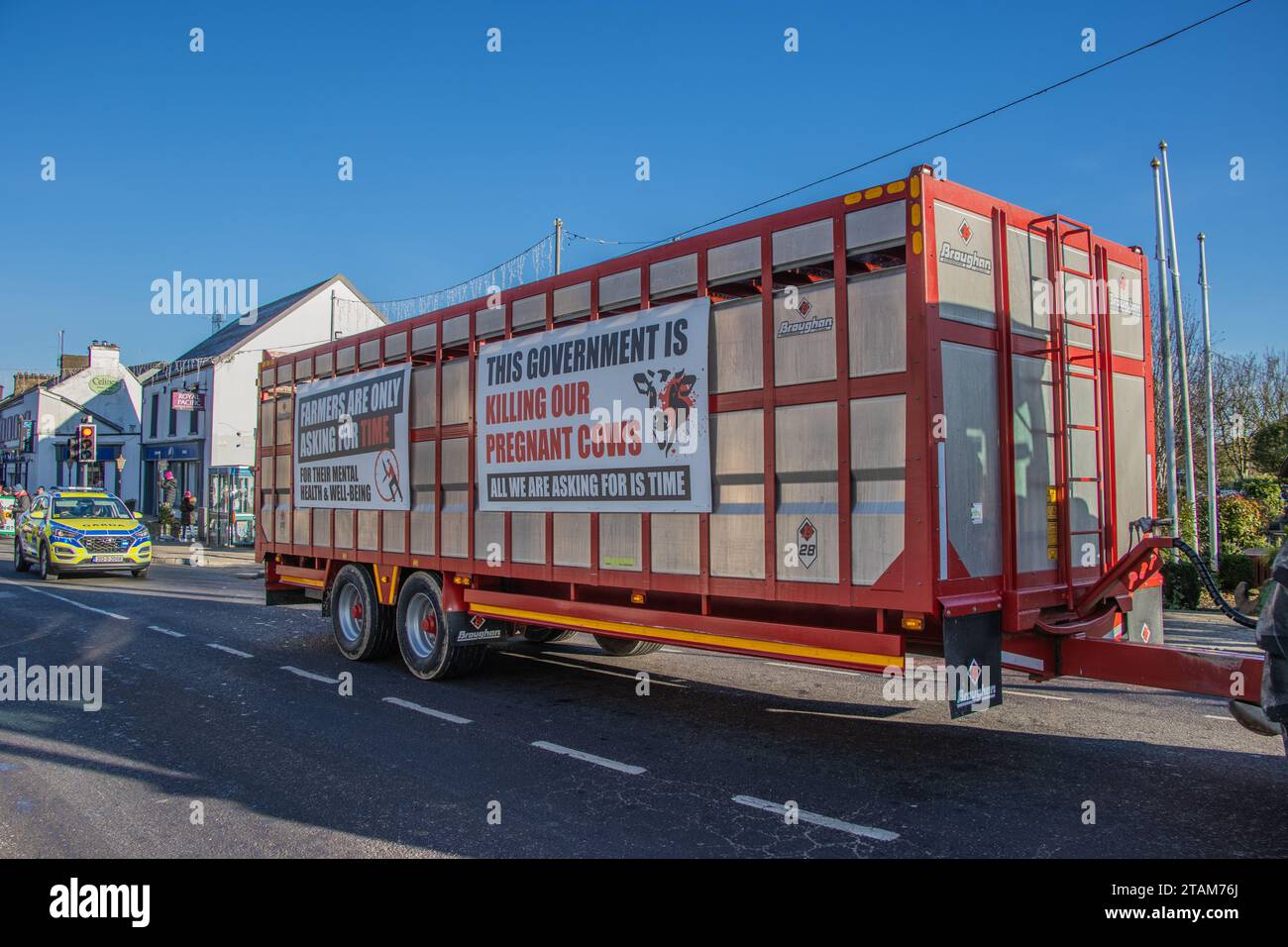 IFA Farmers Protest in Carrigaline, Co. Cork, December 2023 Stock Photo ...
