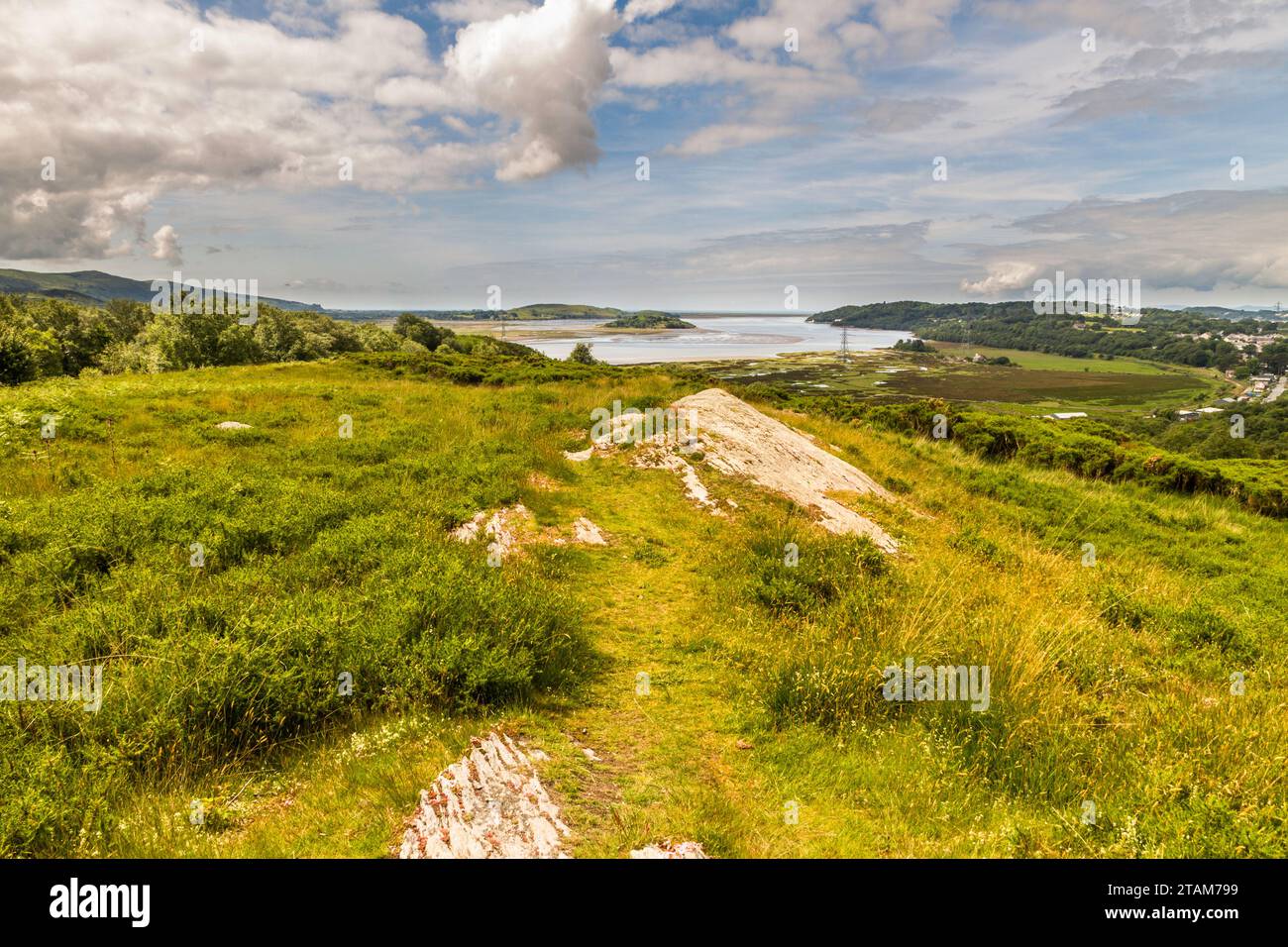 View from Gwaith Powdwr North Wales Wildlife Trust Nature Reserve ...