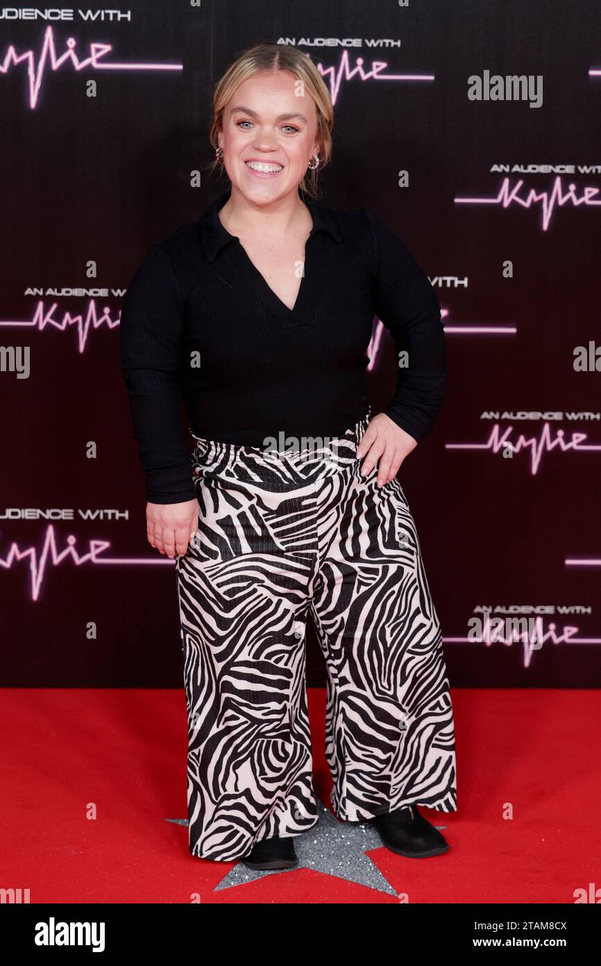 Ellie Simmonds poses for photographers upon arrival for 'An Audience ...