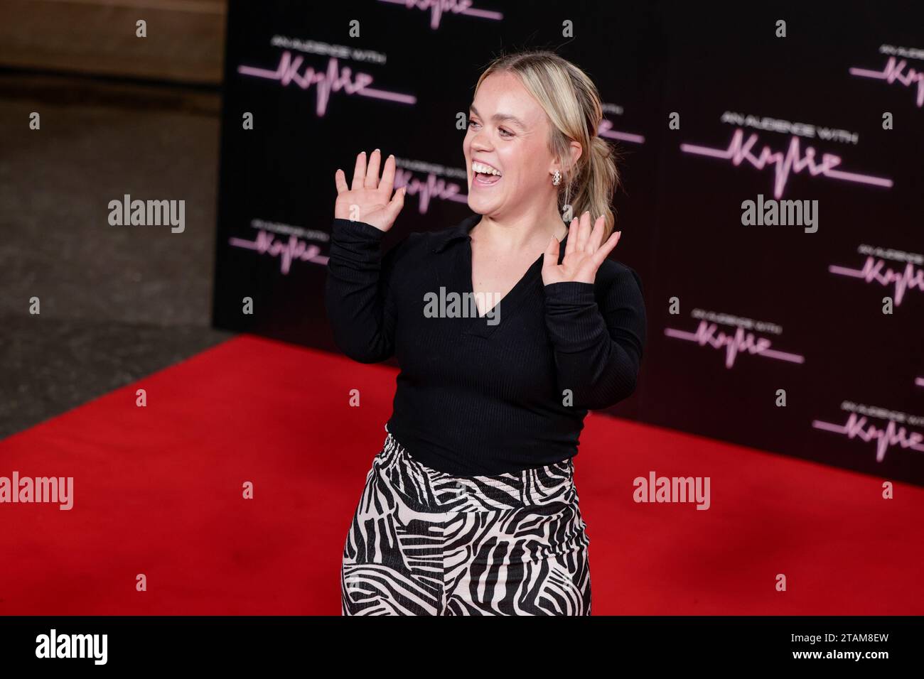 Ellie Simmonds poses for photographers upon arrival for 'An Audience ...