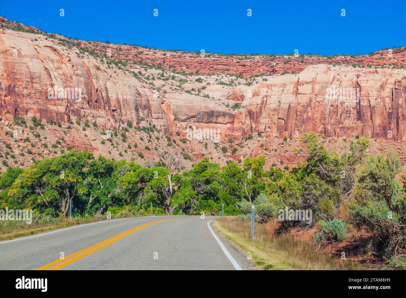 Utah 211 scenic byway in Utah, designated as Indian Creek Corridor ...