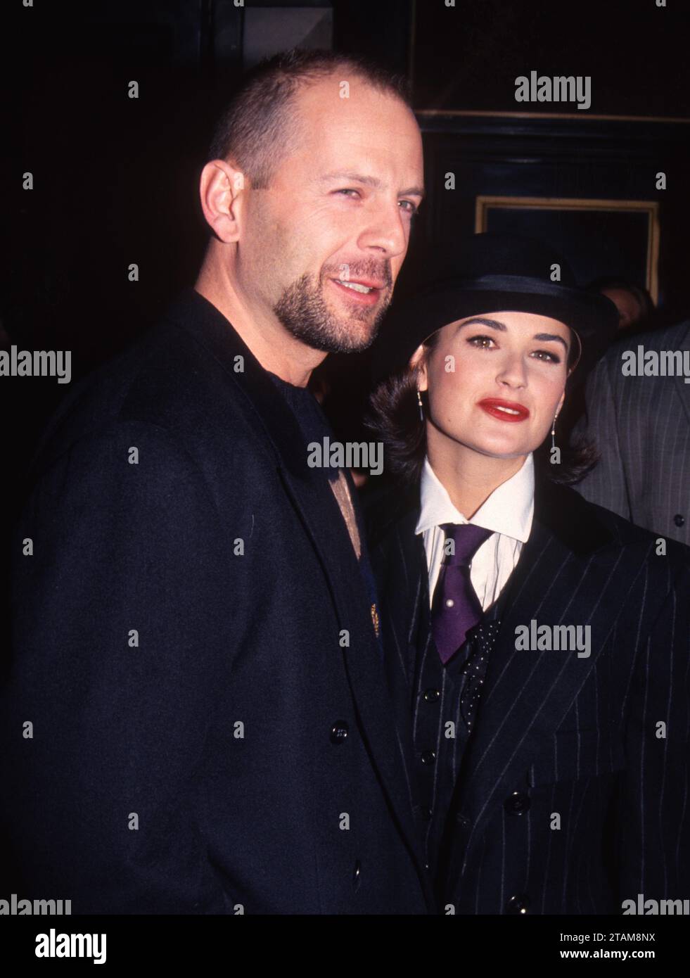 1992 Bruce Willis Demi Moore John Barrett/PHOTOlink.net Stock Photo - Alamy