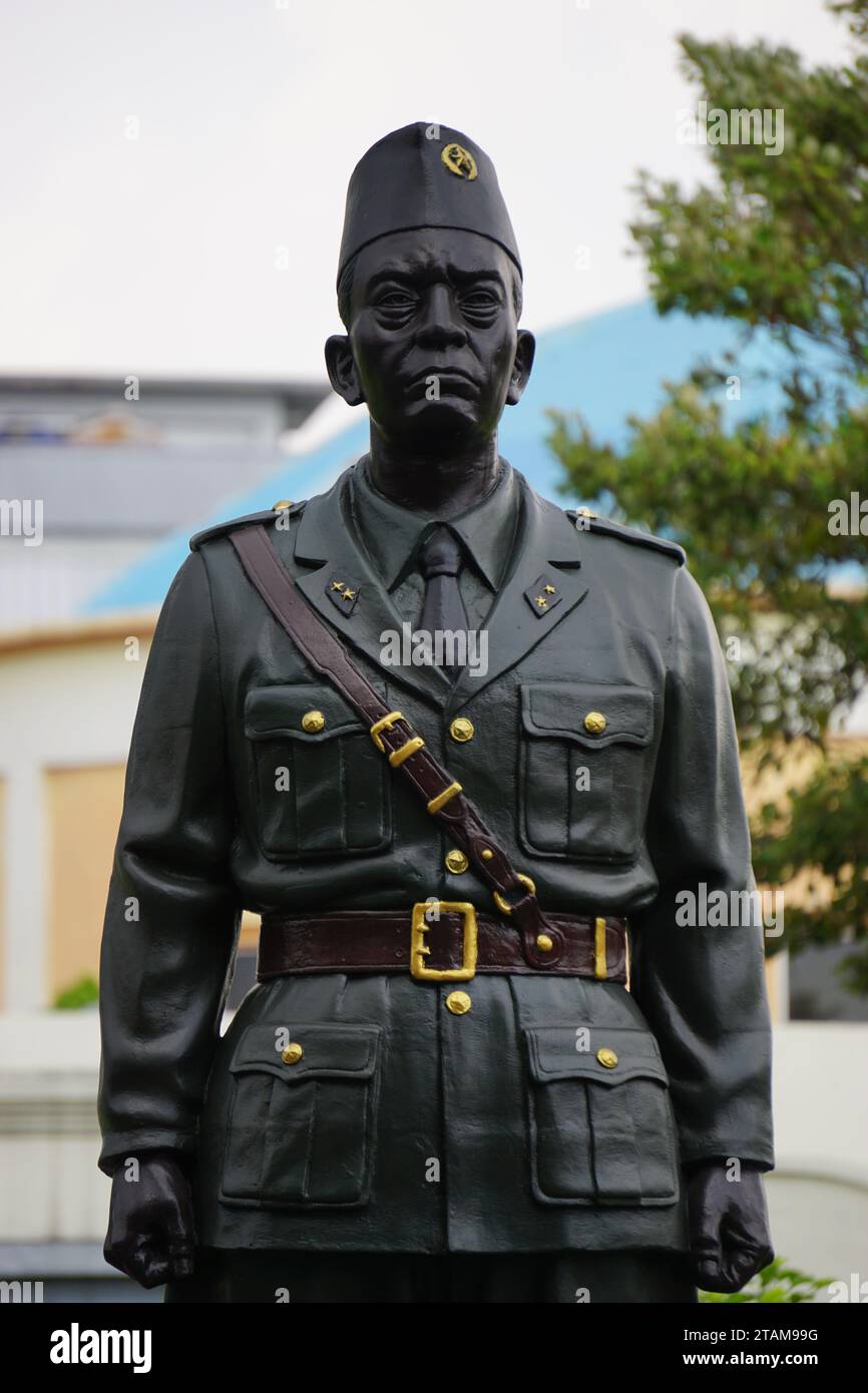 The Monument of Urip Sumoharjo in Fort Vredeburg Museum. He is one of ...