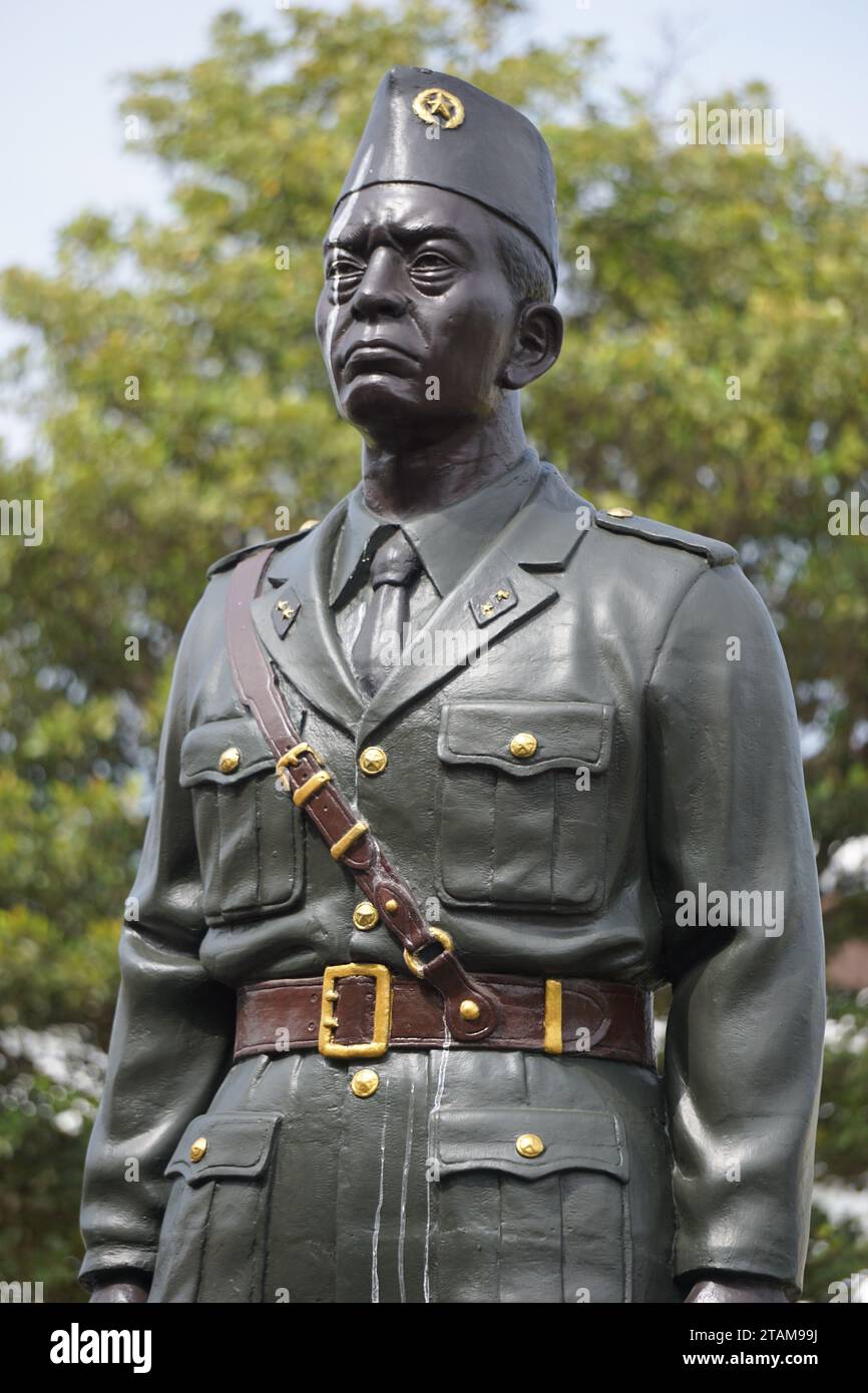 The Monument of Urip Sumoharjo in Fort Vredeburg Museum. He is one of ...