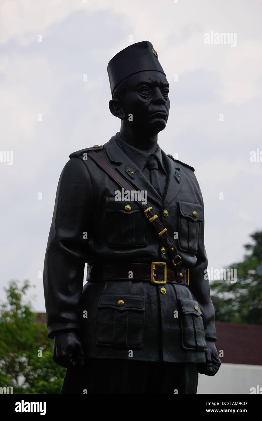 The Monument of Urip Sumoharjo in Fort Vredeburg Museum. He is one of ...
