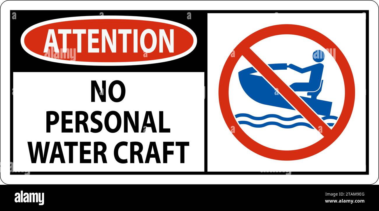 No personal watercraft sign hi-res stock photography and images - Alamy