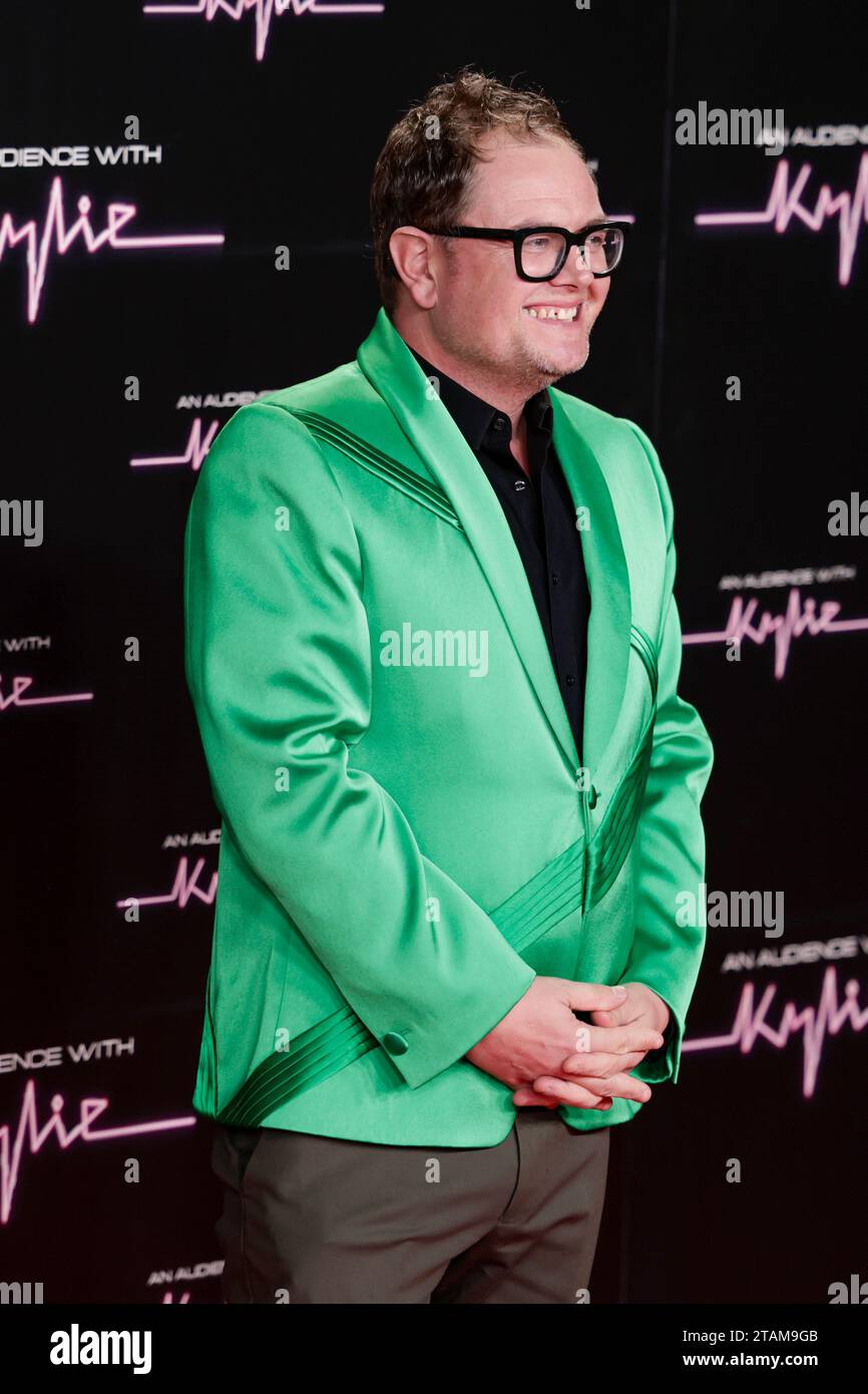 Alan Carr poses for photographers upon arrival for 'An Audience with ...
